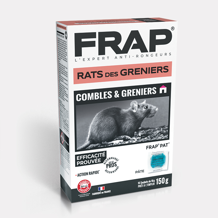Frap® Pat’ Rats des greniers Combles&Greniers - FRAP.EXPERT