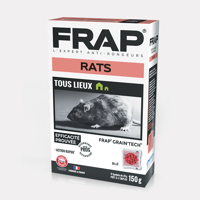 Frap® GRAIN'TECH® Rats Tous Lieux - FRAP.EXPERT